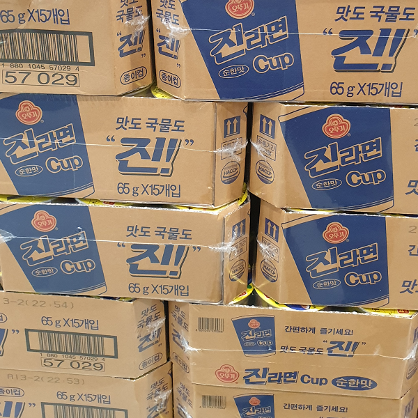 띵굴마켓 : 오뚜기 진라면 컵 순한맛 65g x 15입