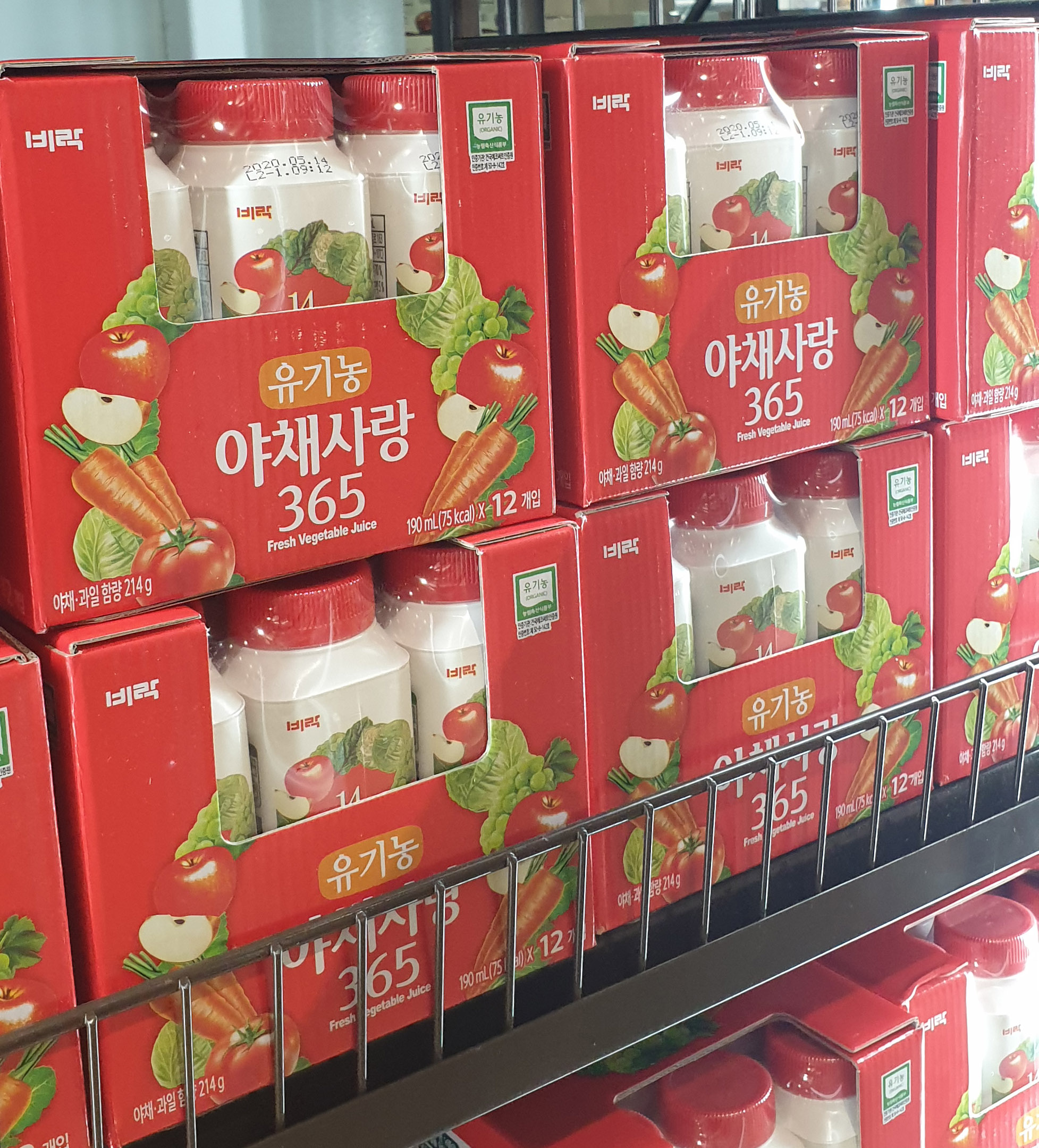 띵굴마켓 : 비락 유기농 야채사랑 365 190ml x 12입