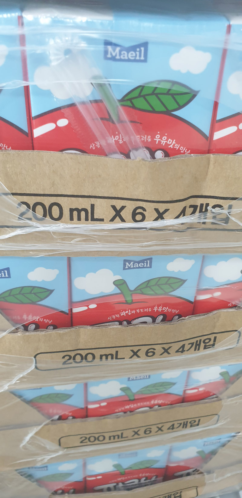 띵굴마켓 : 매일 피크닉 사과맛 200ml x 24개