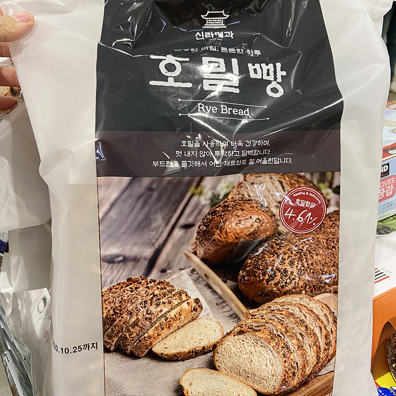 띵굴마켓 : 신라명과 호밀빵 430g x 2입