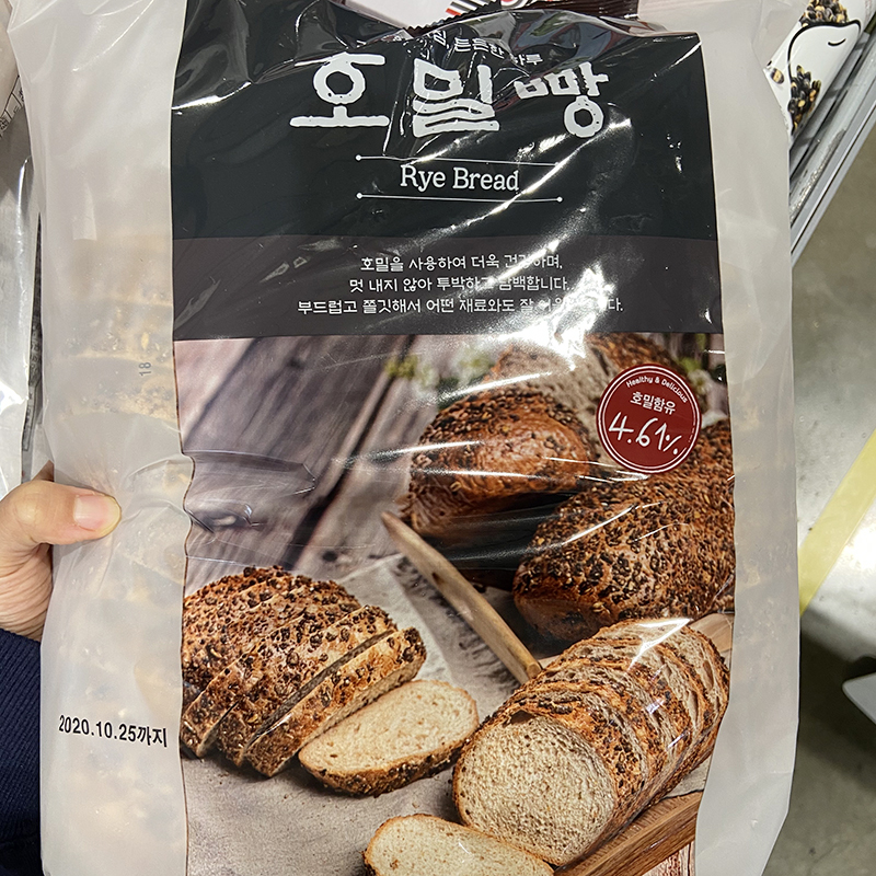 띵굴마켓 : 신라명과 호밀빵 430g x 2입